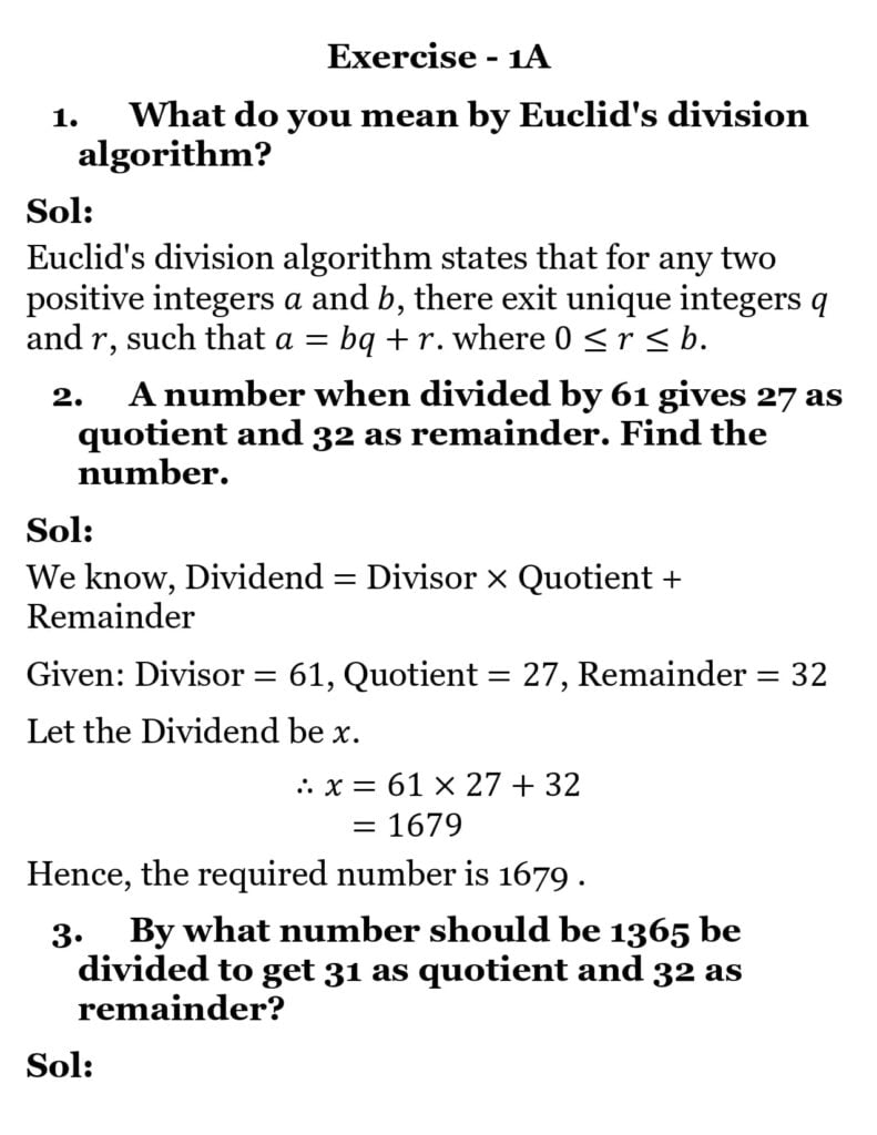 RS Aggarwal Class 10 Math Solutions Chapter 1 - Real Numbers - ReadAxis