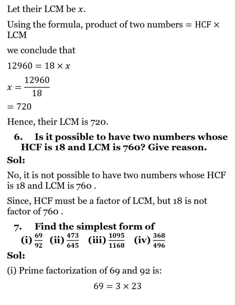 RS Aggarwal Class 10 Math Solutions Chapter 1 - Real Numbers - ReadAxis