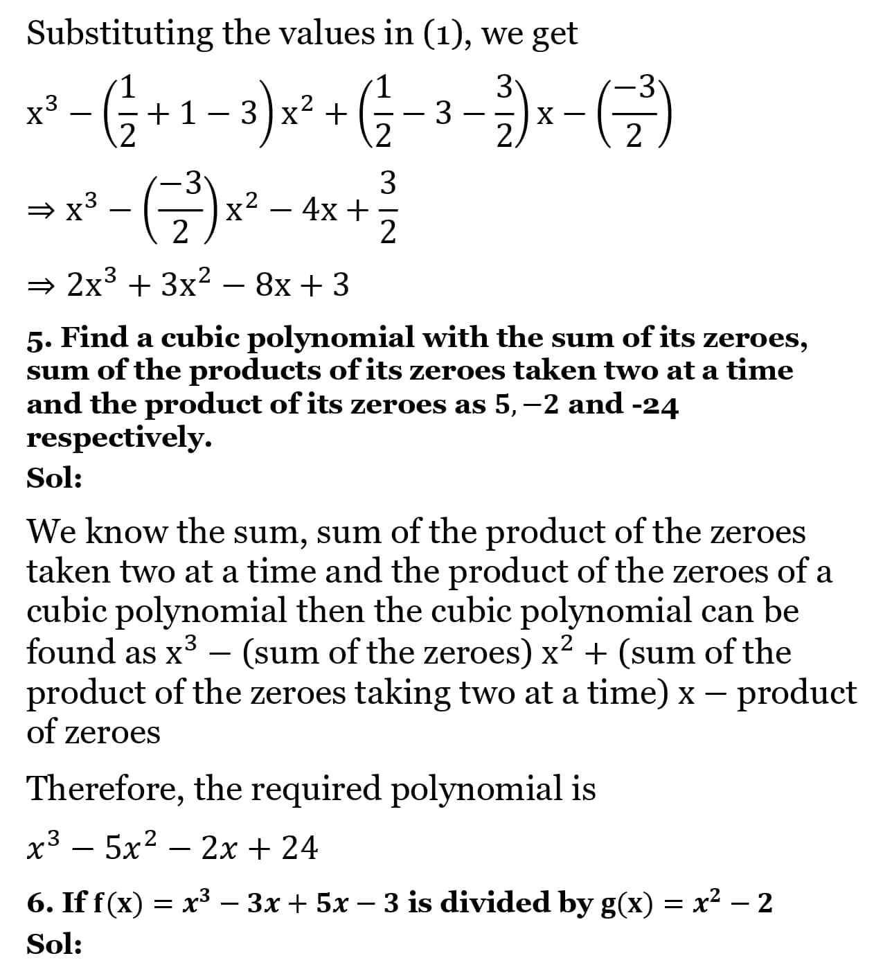 RS Aggarwal Class 10 Math Solutions Chapter 2 - Polynomials - ReadAxis