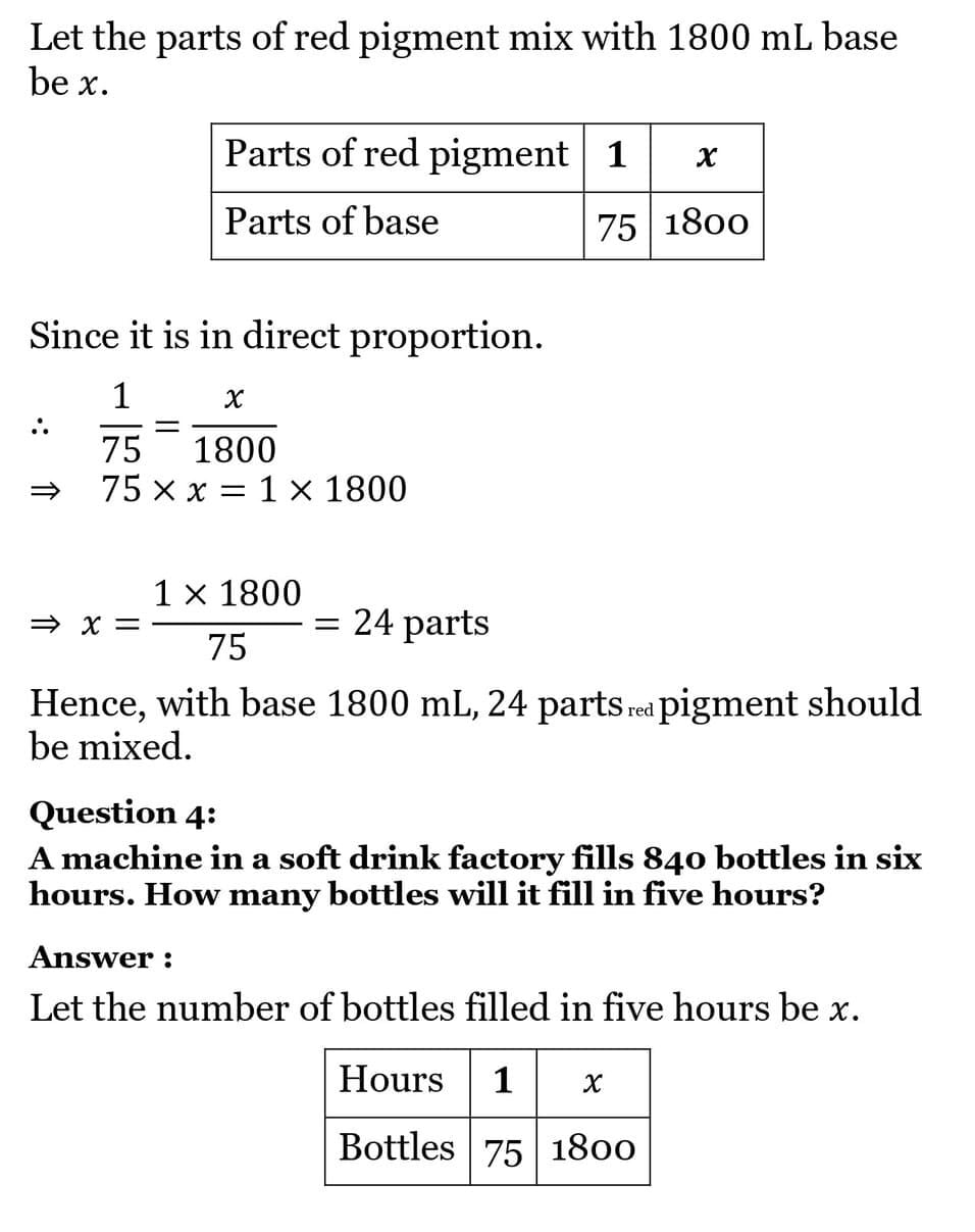 NCERT Solutions for Class 8 Maths Chapter 11 Direct and Inverse ...